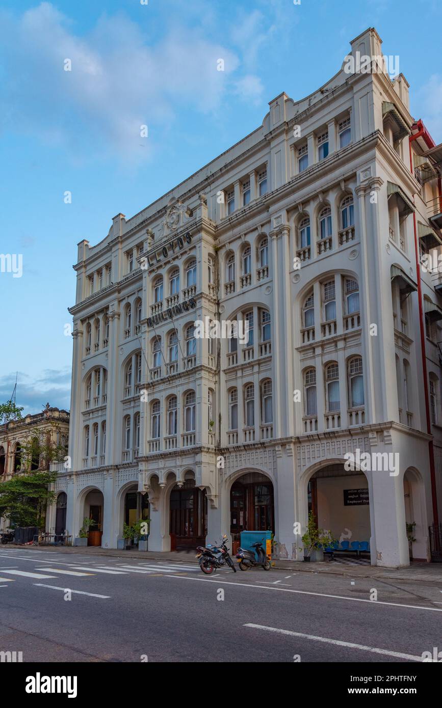 Colonial buildings in the old town of Colombo, Sri Lanka Stock Photo ...