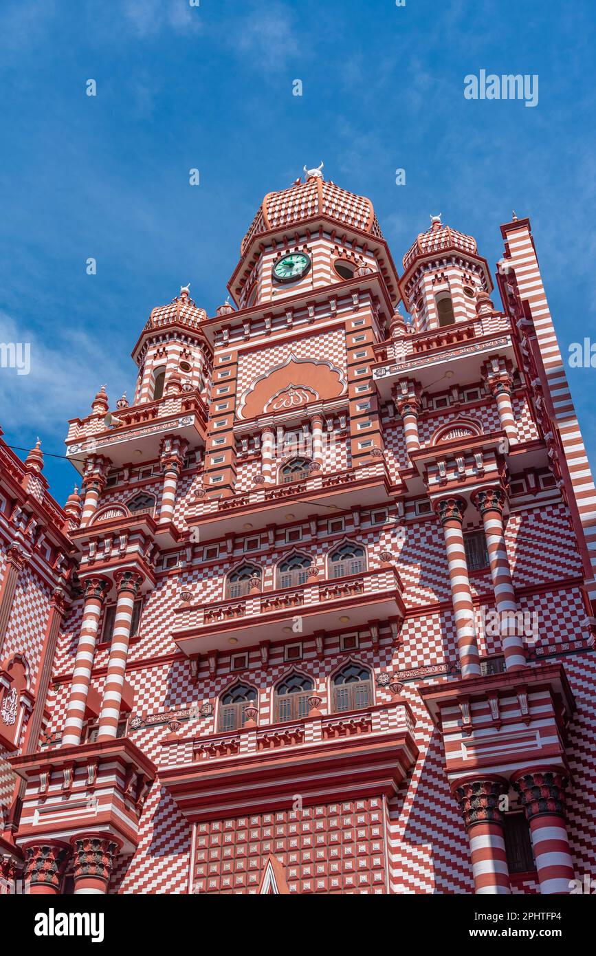 Red mosque in Colombo, Sri Lanka Stock Photo - Alamy