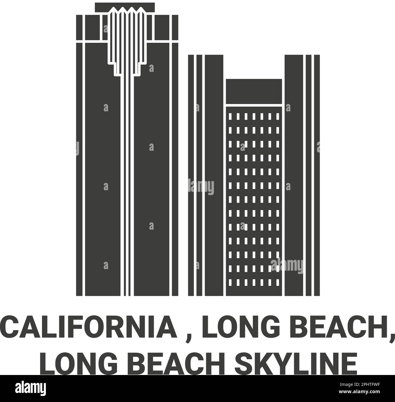 Stunning landscape coastal city Cut Out Stock Images & Pictures - Alamy