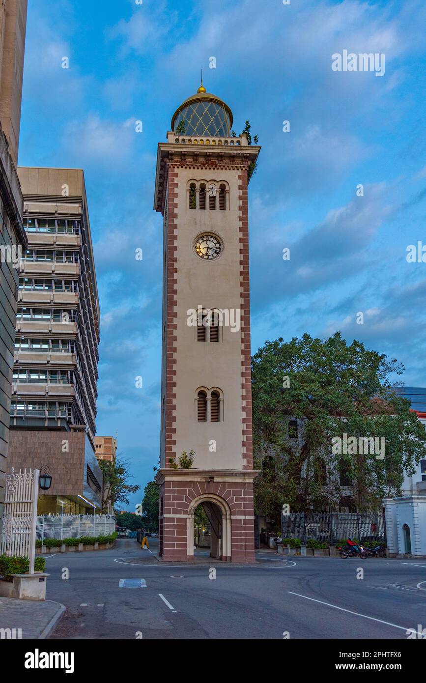 Lighthouse Clock Tower at Colombo, Sri lanka Stock Photo - Alamy