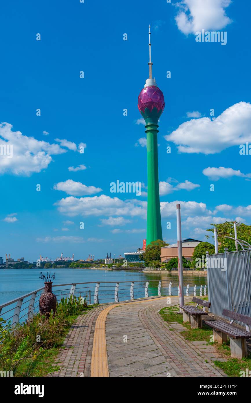 Lotus tower in downtown Colombo, Sri Lanka Stock Photo - Alamy