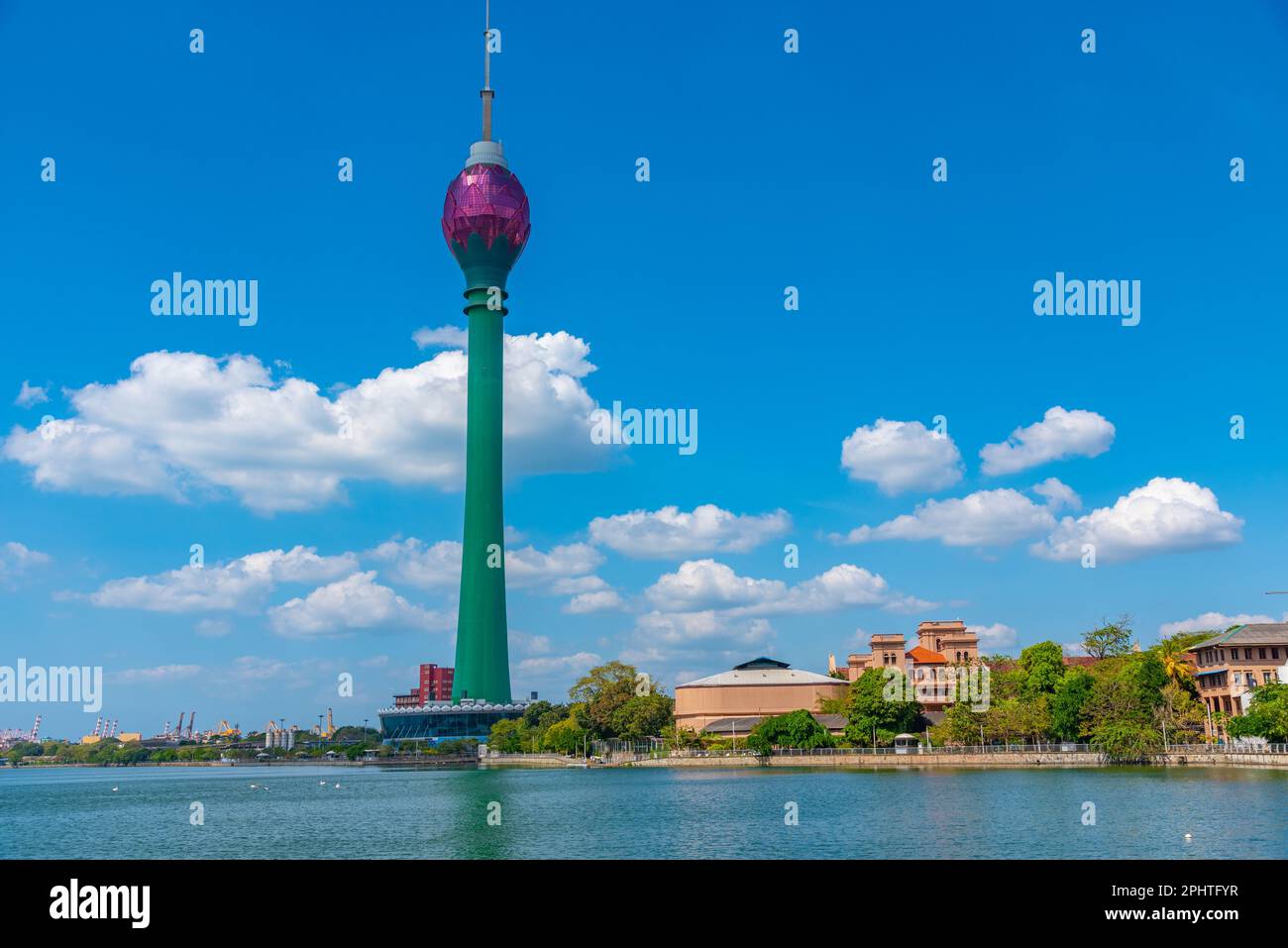 Lotus tower in downtown Colombo, Sri Lanka Stock Photo - Alamy
