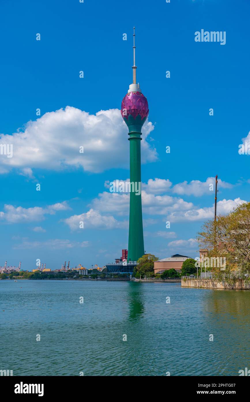 Lotus tower in downtown Colombo, Sri Lanka Stock Photo - Alamy