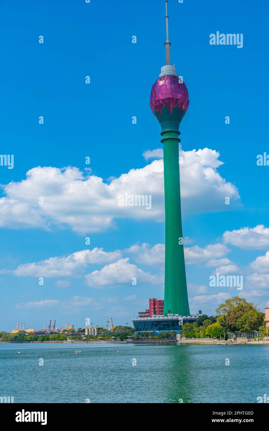 Lotus tower in downtown Colombo, Sri Lanka Stock Photo - Alamy