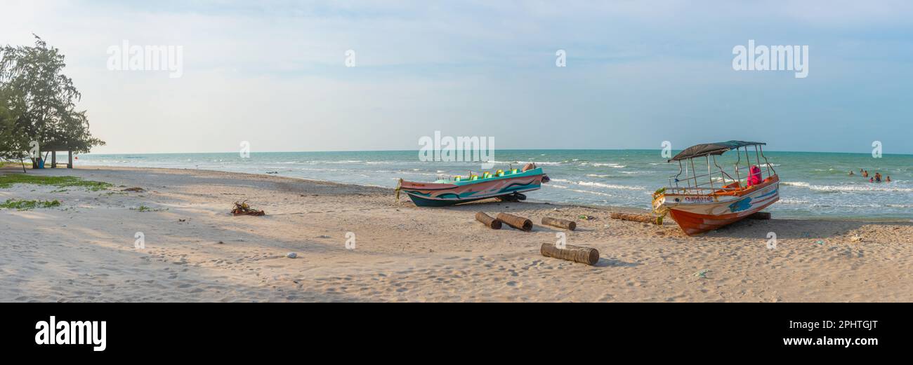 Sunset over Casuarina beach near jaffna, Sri Lanka Stock Photo - Alamy