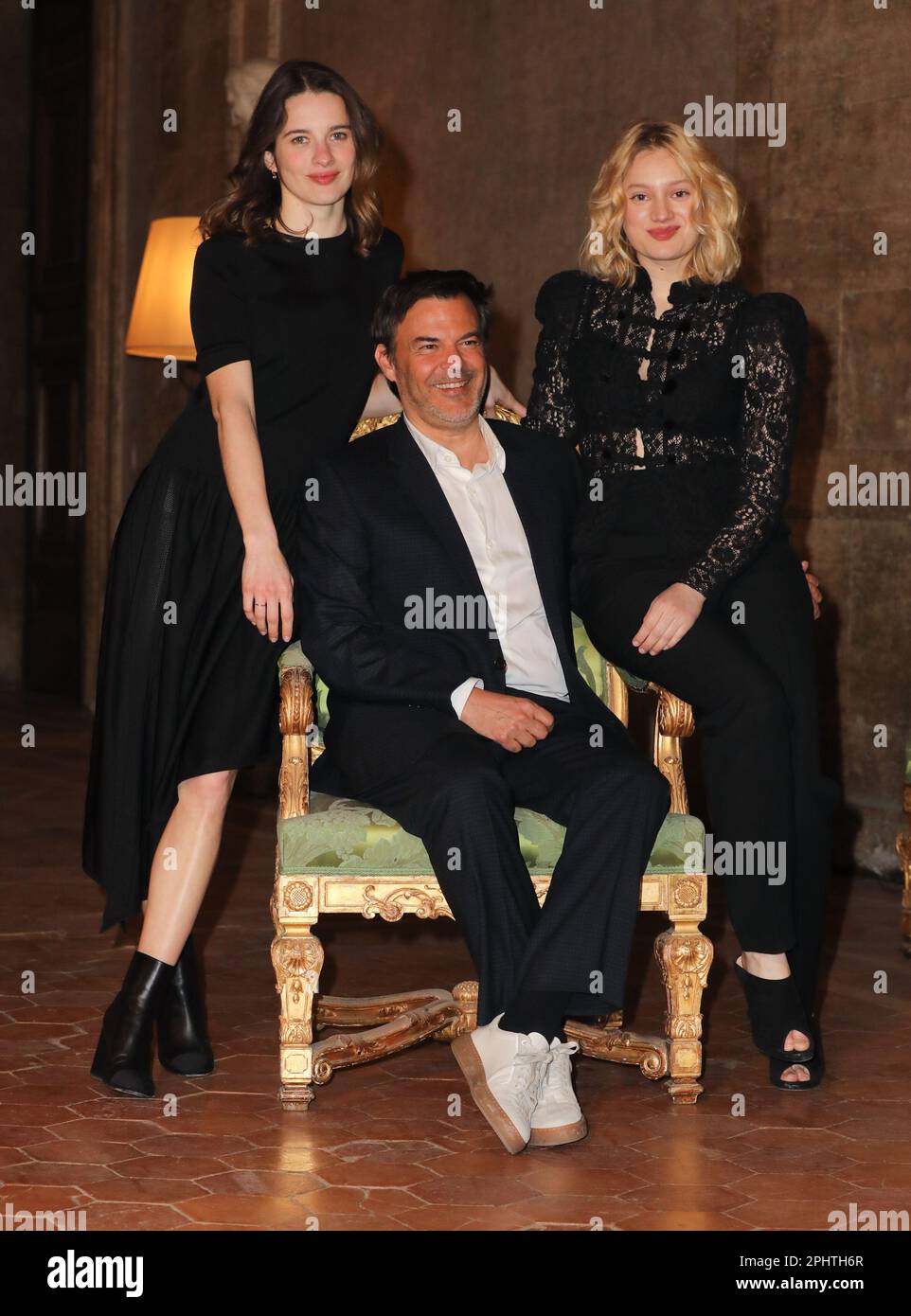 Rome, Italy. 29th Mar, 2023. Rome, Palazzo Farnese, opening evening ...
