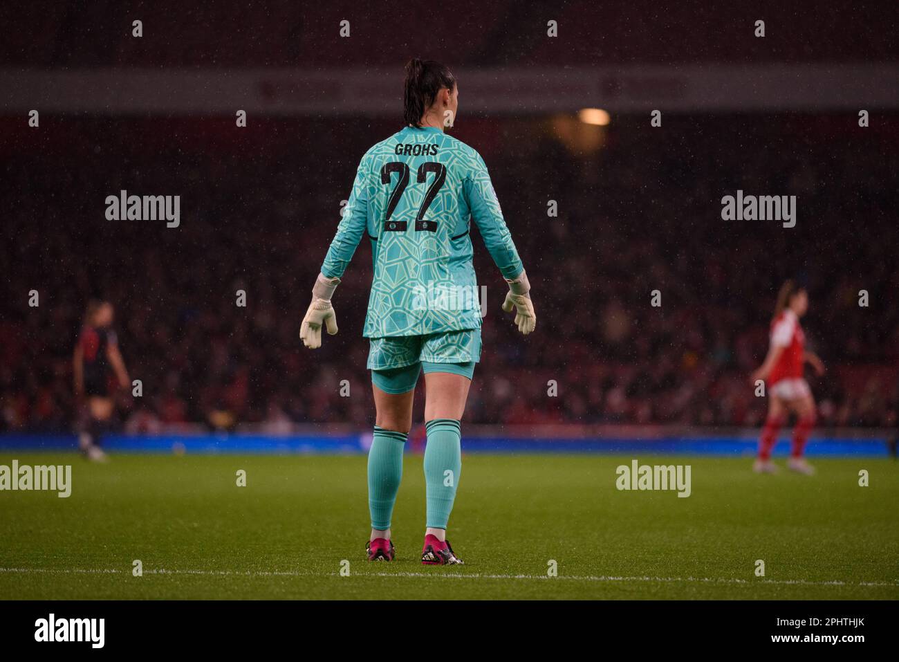 Goalkepper Maria Luisa Grohs (22 FC Bayern Munich) during the UEFA ...