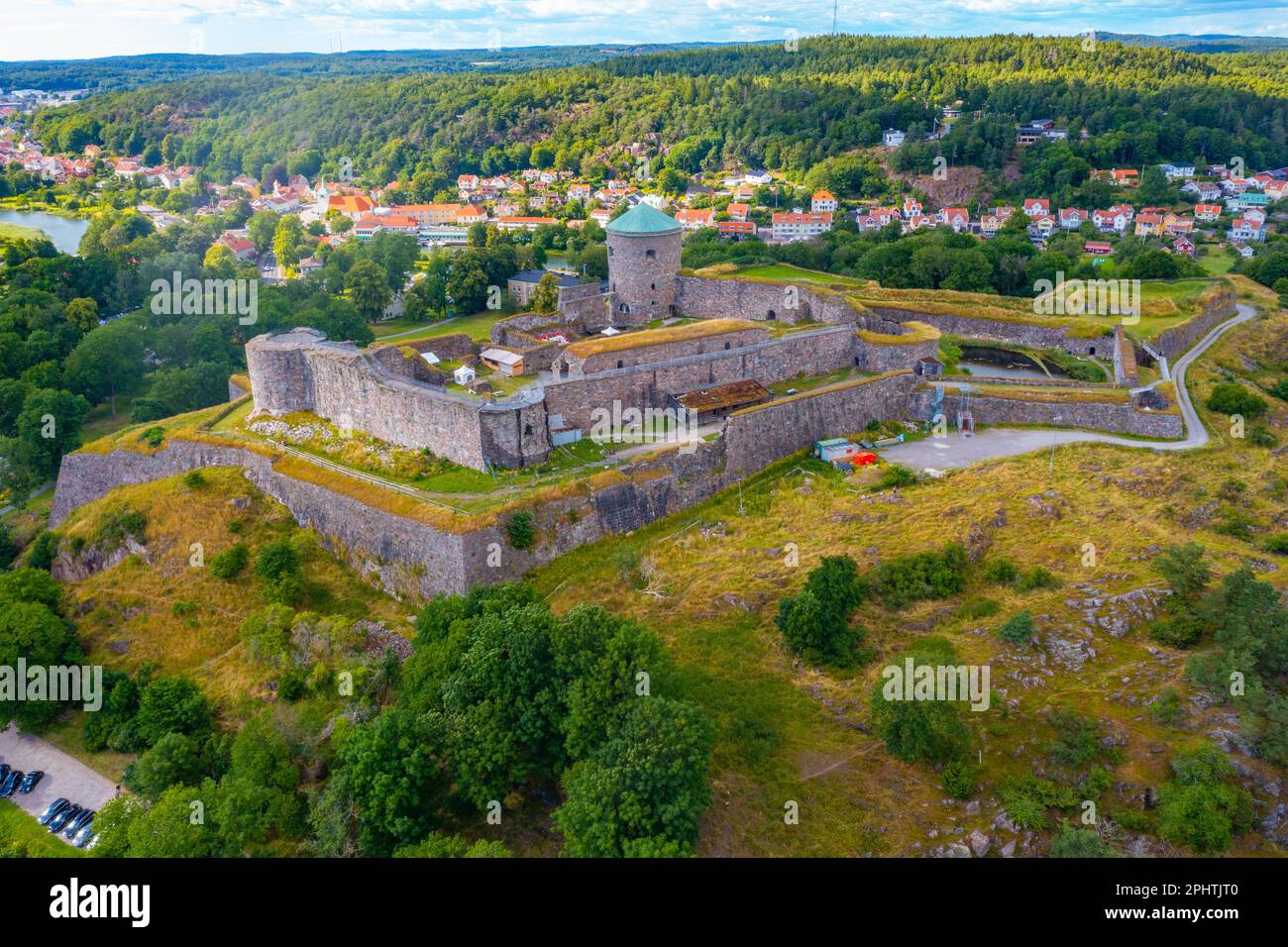 Aerial view bohus fortress hi-res stock photography and images - Alamy