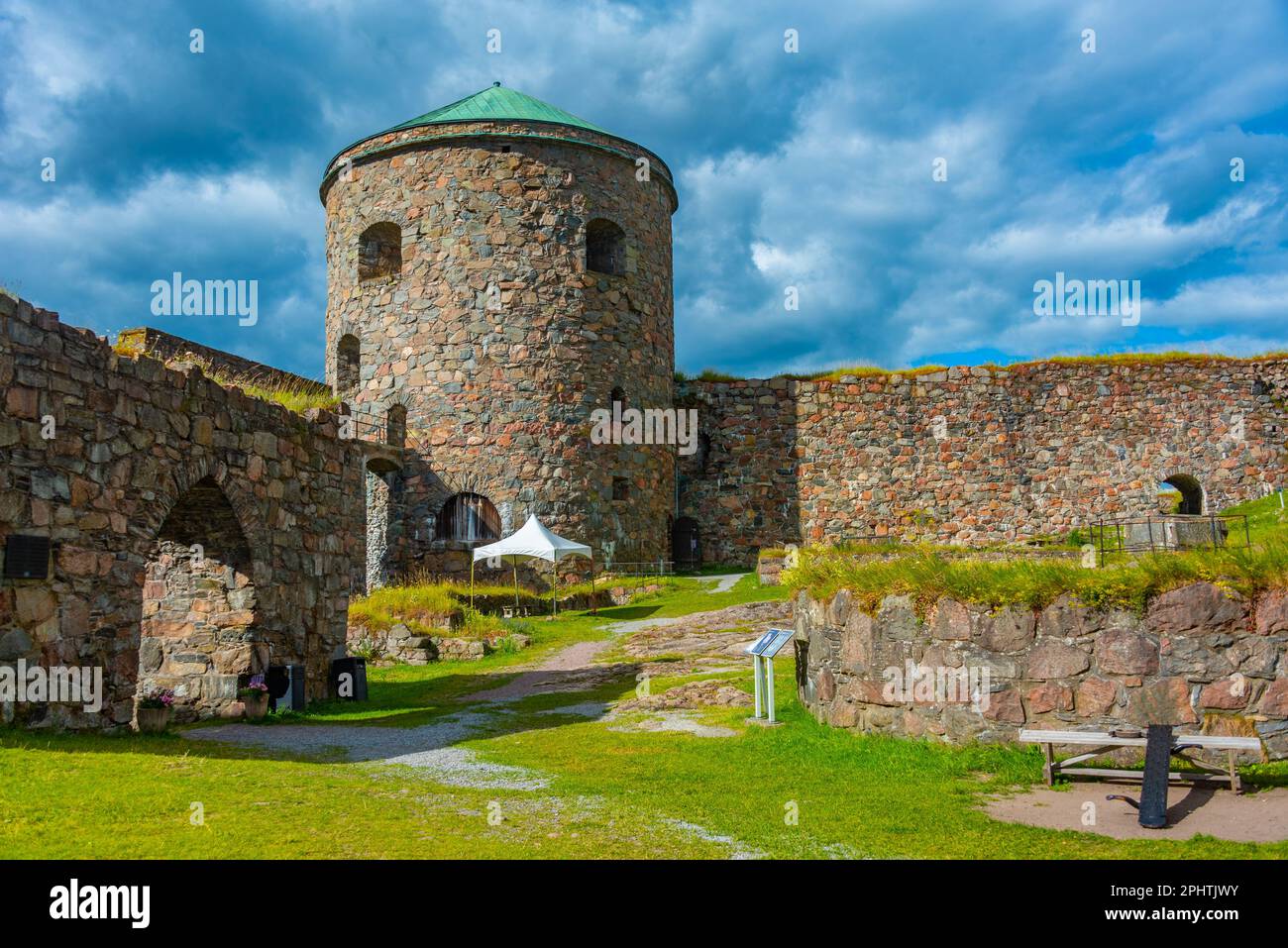 View of Bohus Fortress in Sweden Stock Photo - Alamy