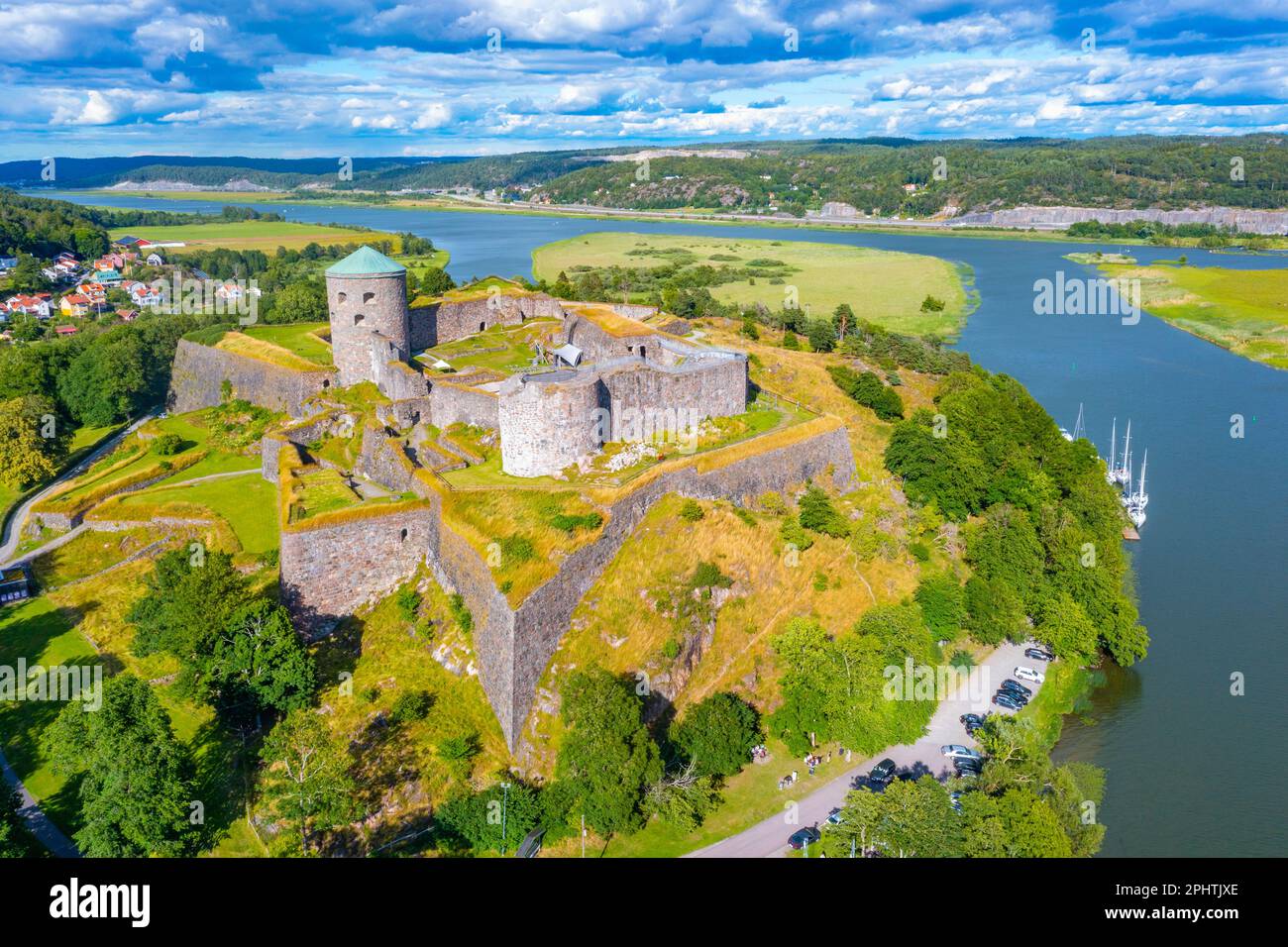 Aerial view bohus fortress hi-res stock photography and images - Alamy