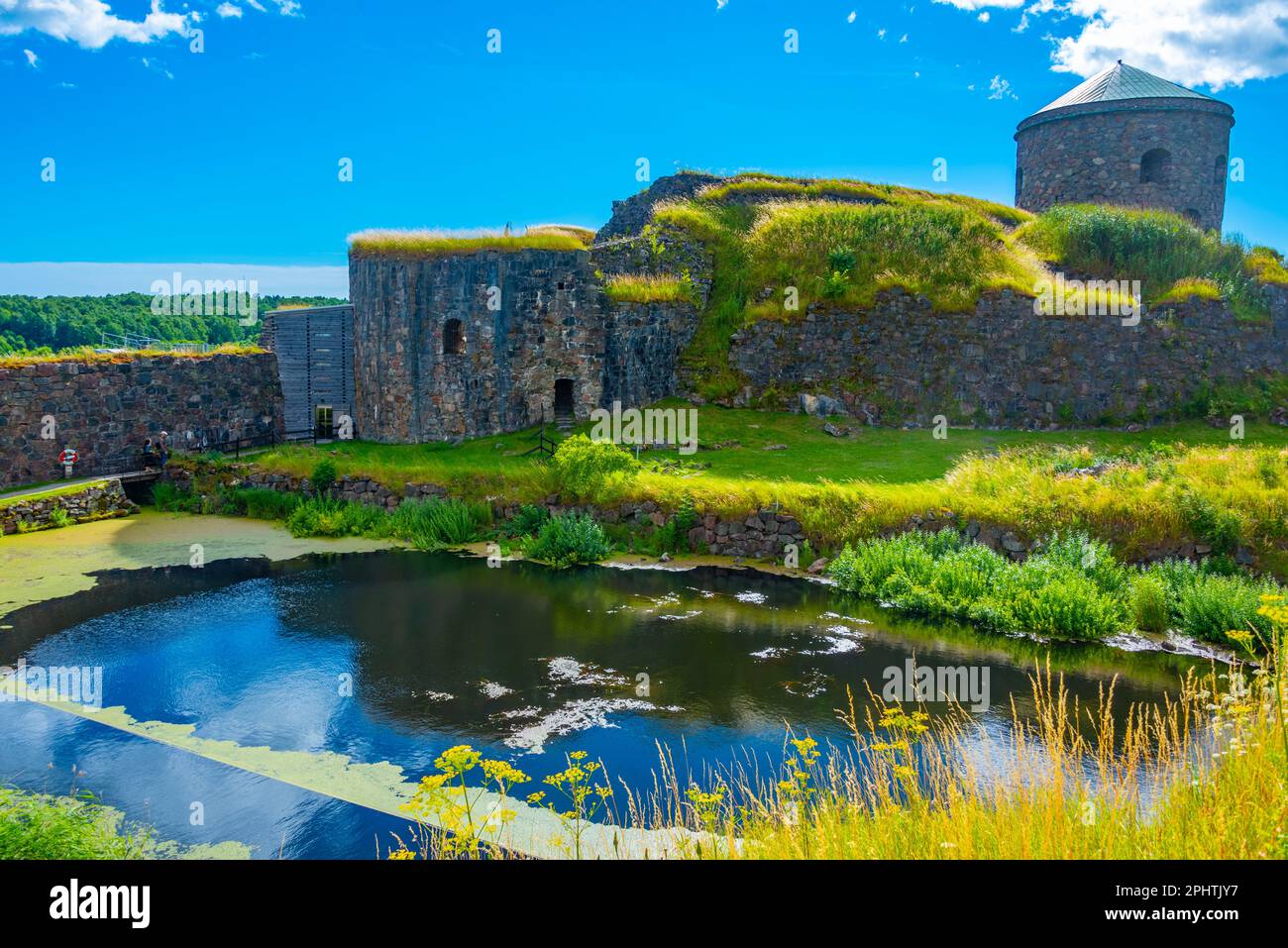 View of Bohus Fortress in Sweden Stock Photo - Alamy