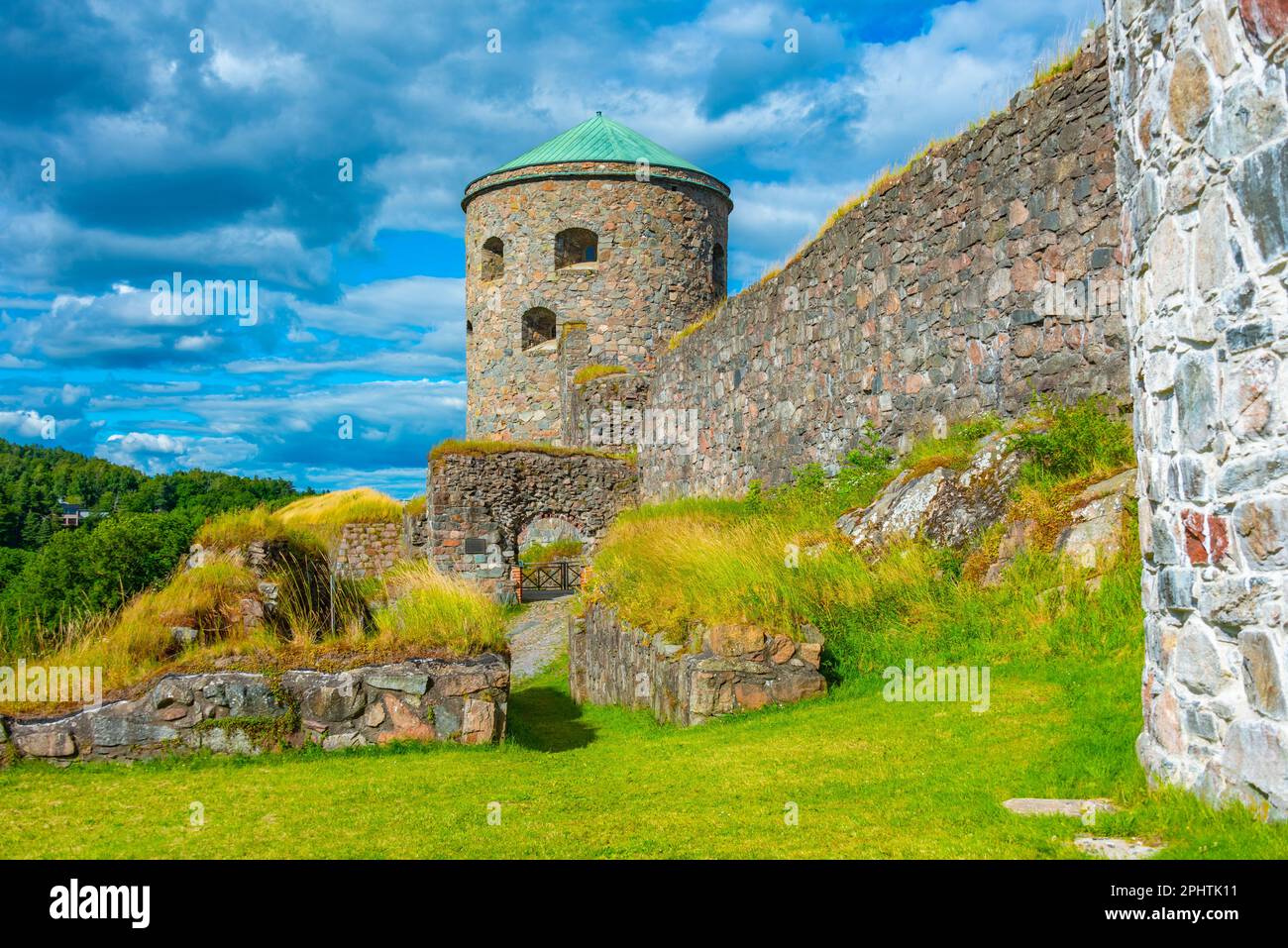View of Bohus Fortress in Sweden Stock Photo - Alamy