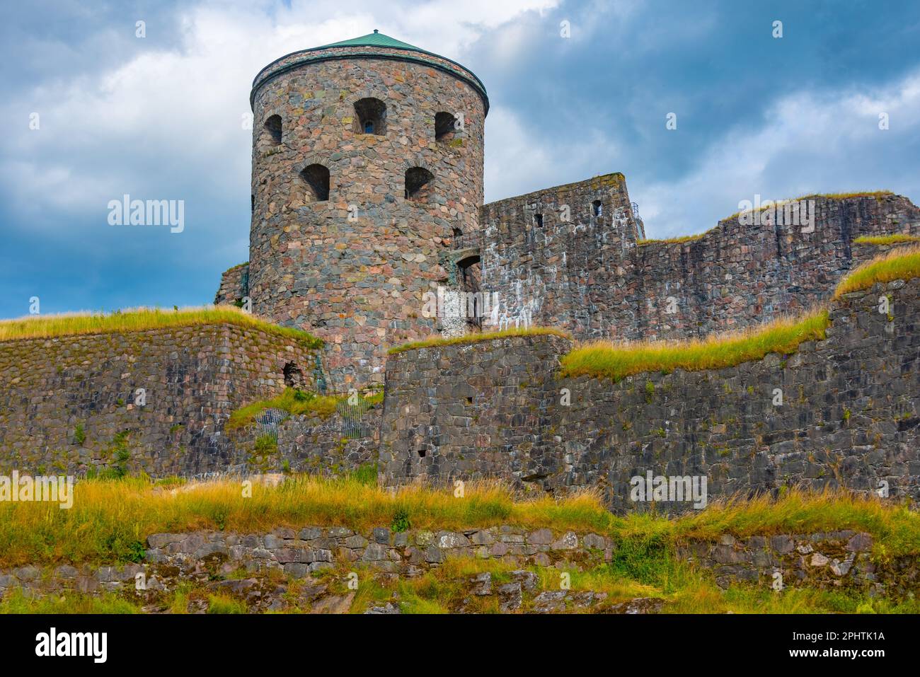 View of Bohus Fortress in Sweden Stock Photo - Alamy