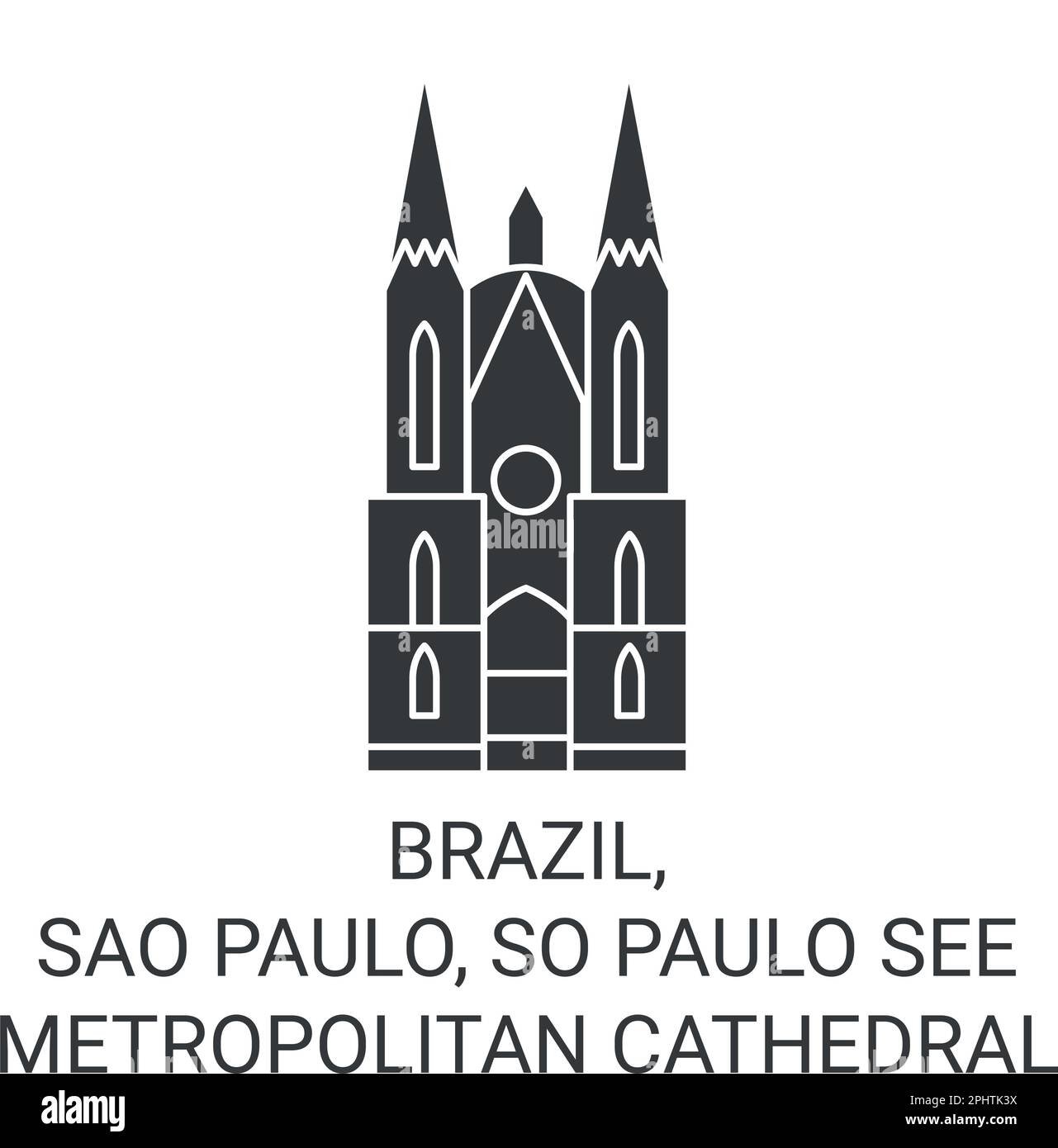 Brazil, Sao Paulo, So Paulo See Metropolitan Cathedral travel landmark ...