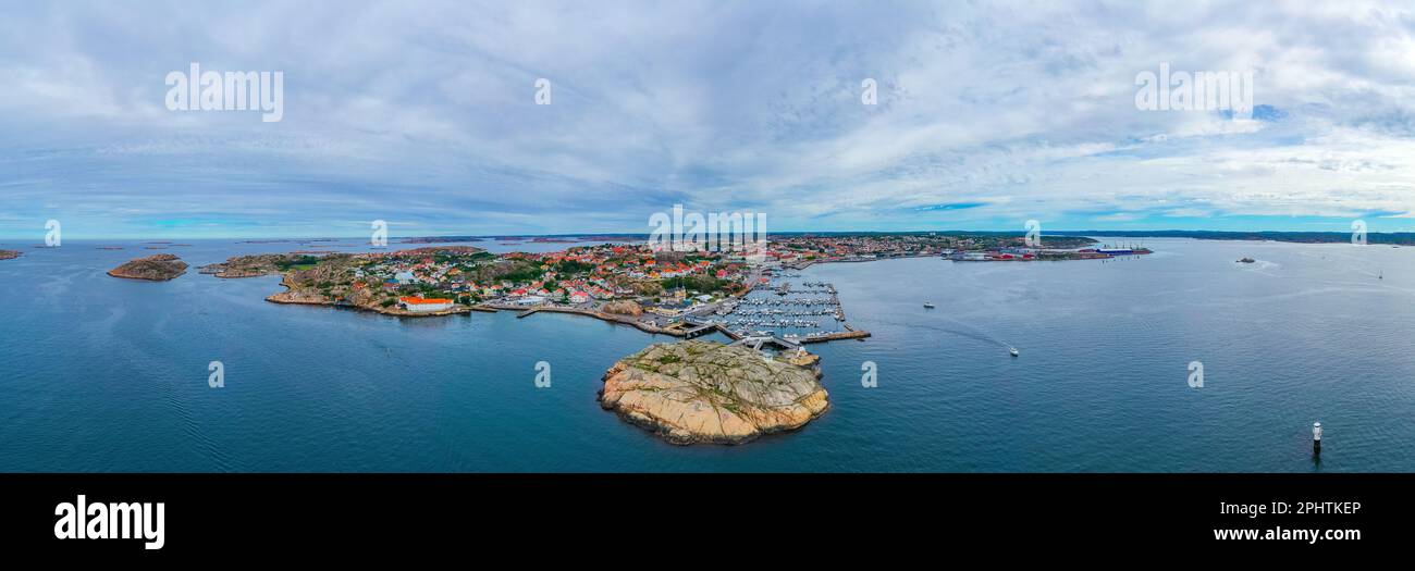 Panorama view of Swedish town Lysekil Stock Photo - Alamy