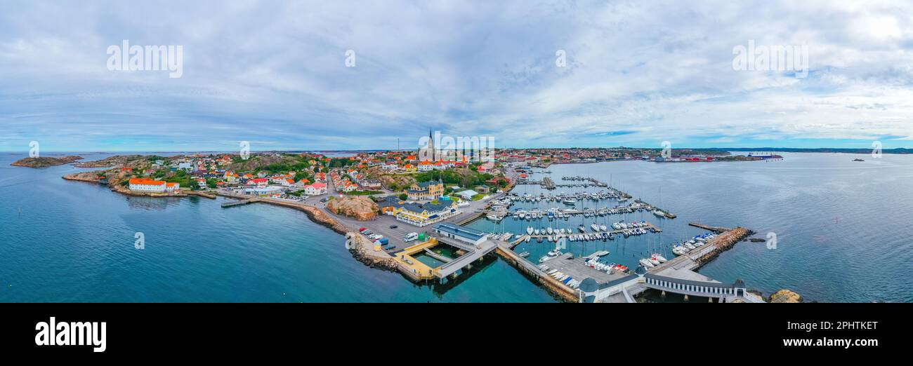 Panorama view of Swedish town Lysekil Stock Photo - Alamy