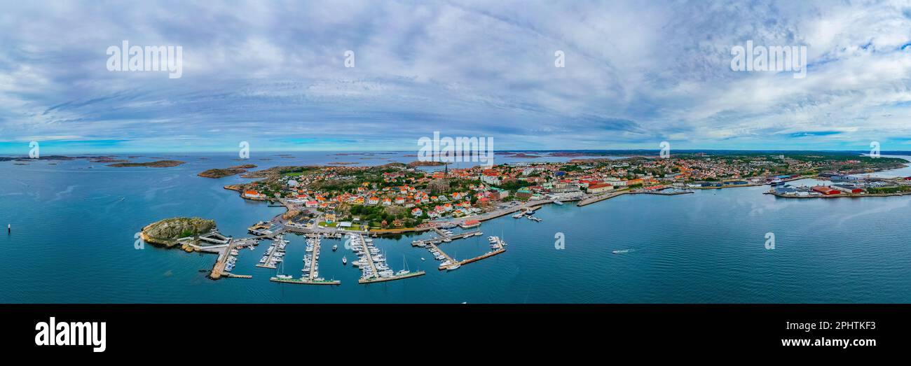Panorama view of Swedish town Lysekil Stock Photo - Alamy