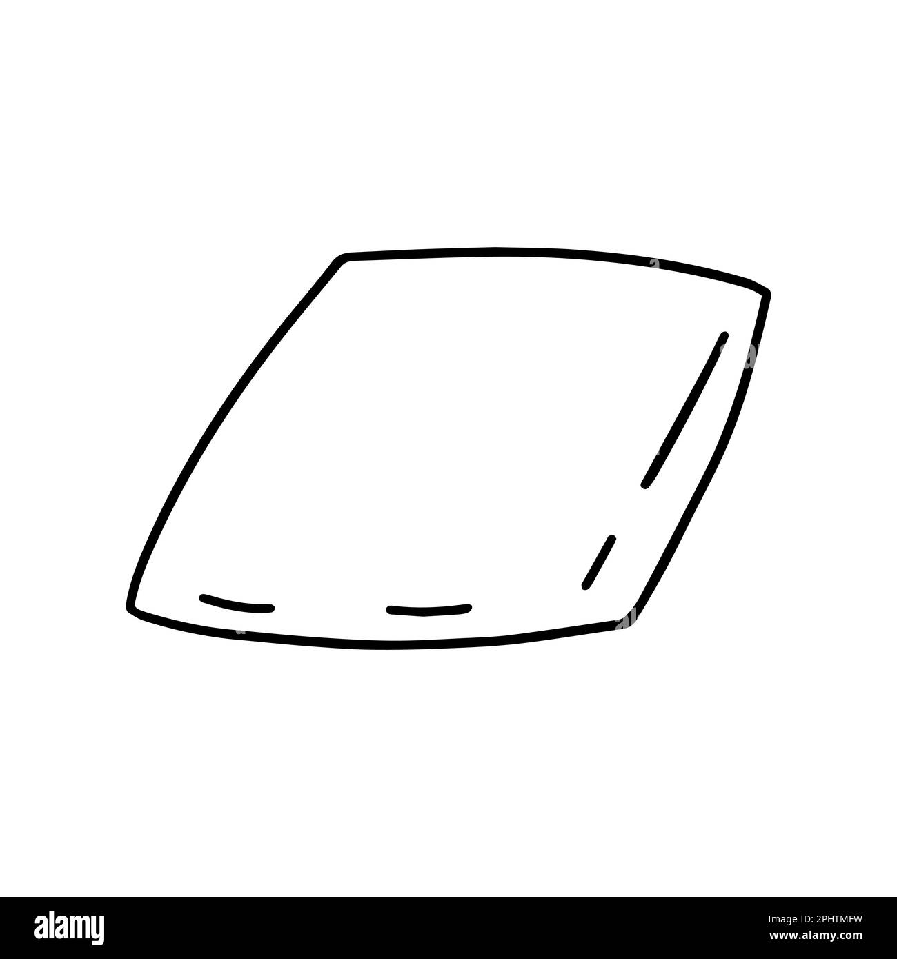 Doodle hand drawn pillow Stock Vector Image & Art - Alamy