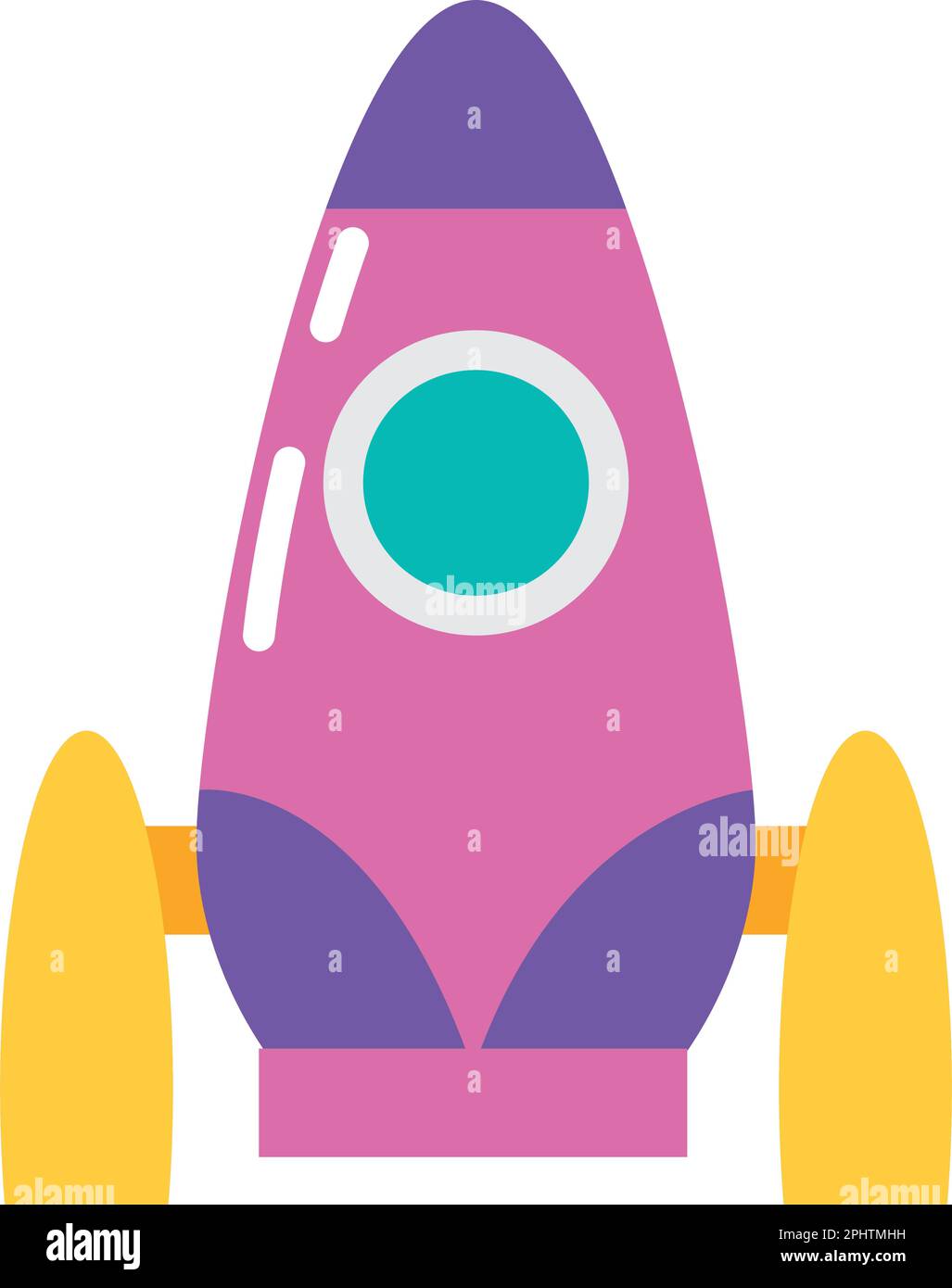 pink rocket fantasy spaceship adventure Stock Vector Image & Art - Alamy