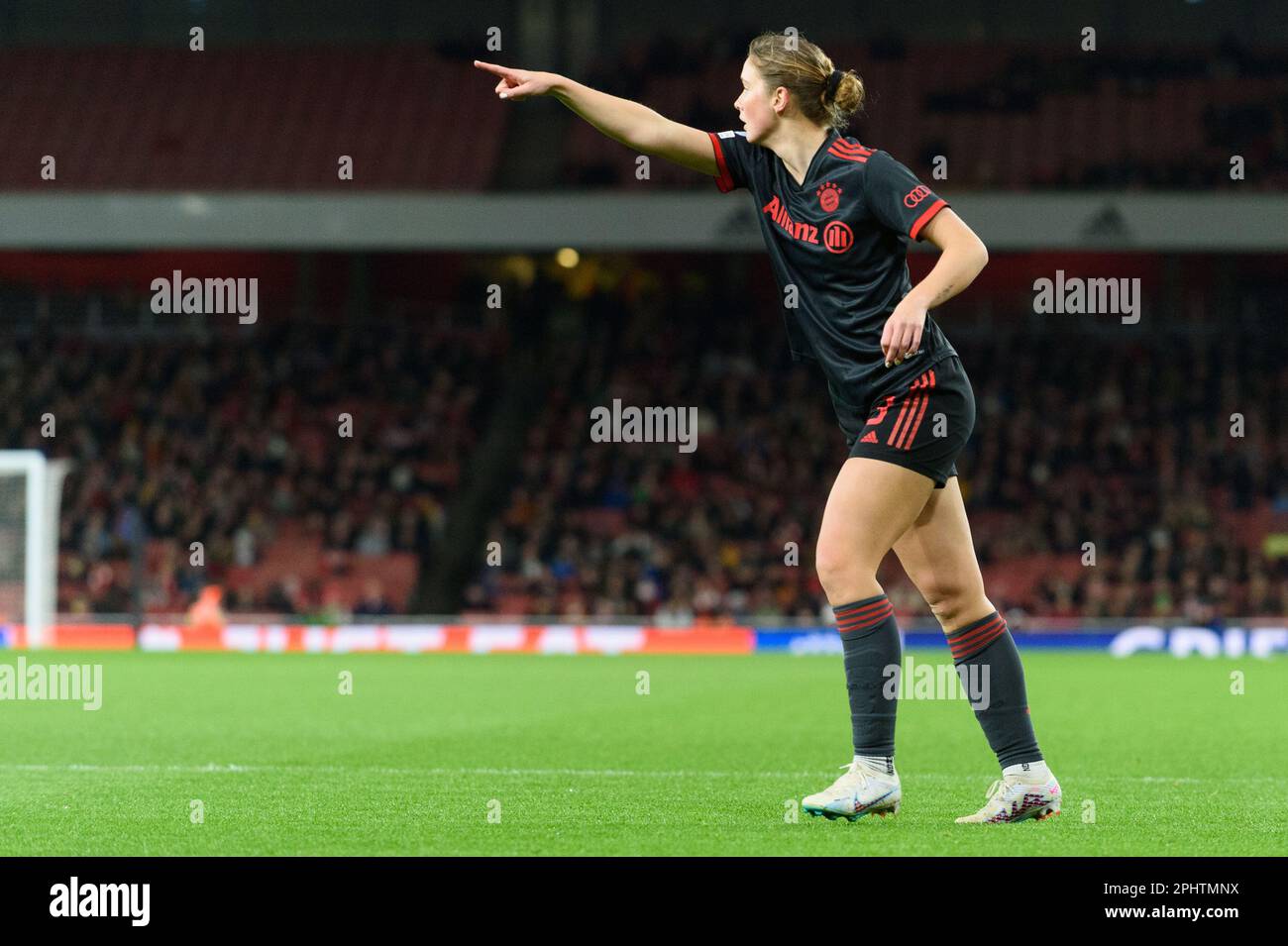March 29, 2023: Karolina Lea Vilhjalmsdottir (23 FC Bayern Munich) during the UEFA Womens ...