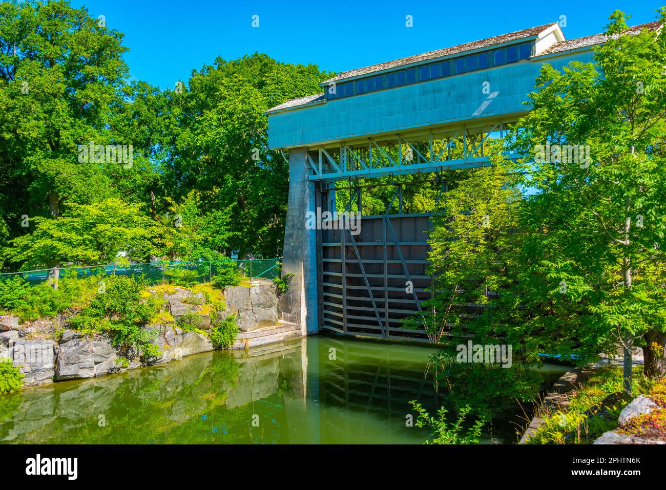 Garden flood gate hi-res stock photography and images - Alamy