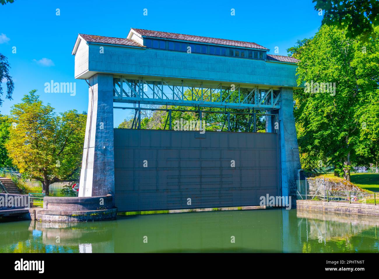 Garden flood gate hi-res stock photography and images - Alamy