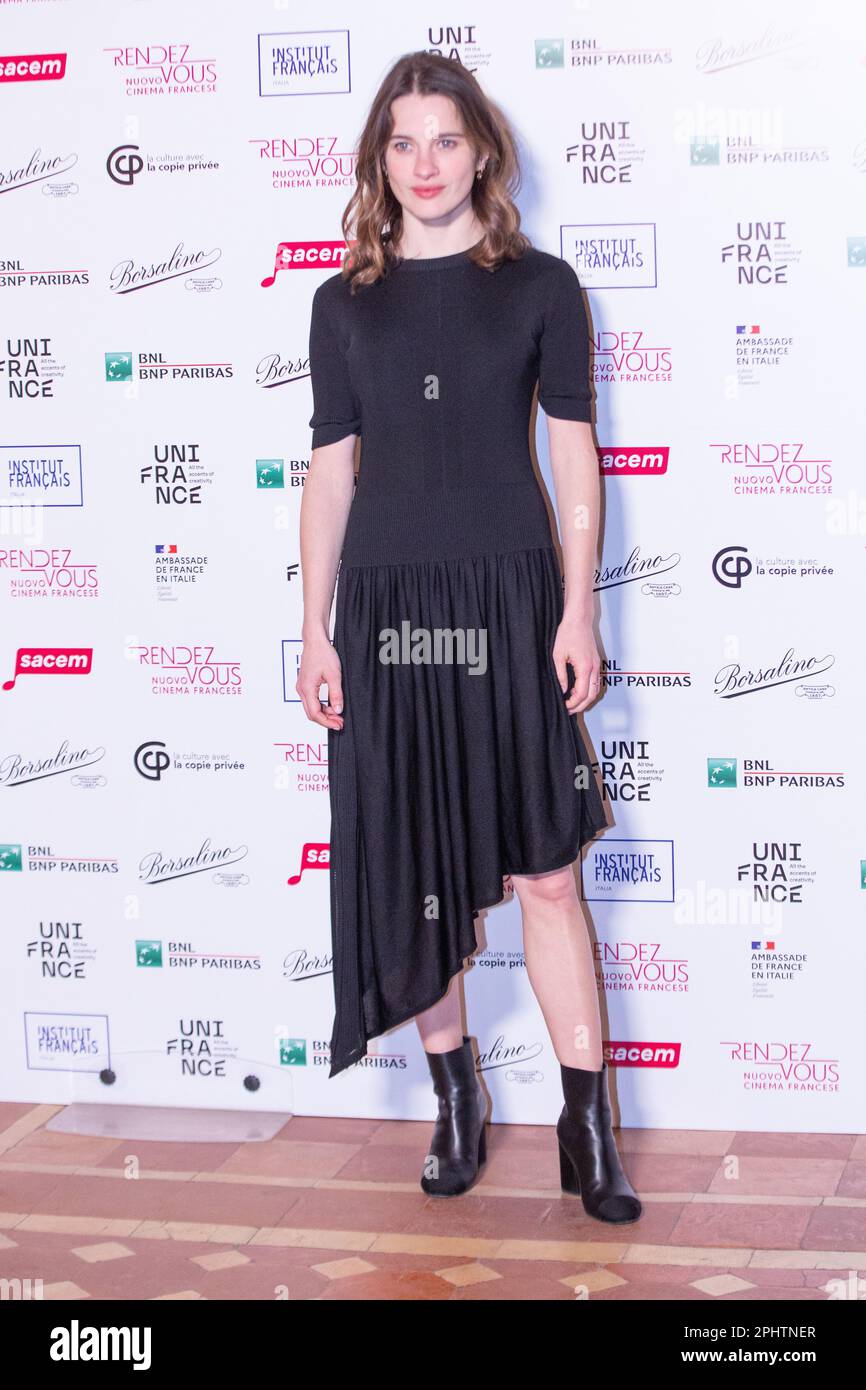 March 29, 2023, Rome, RM, Italy: French actress Rebecca Marder attends ...