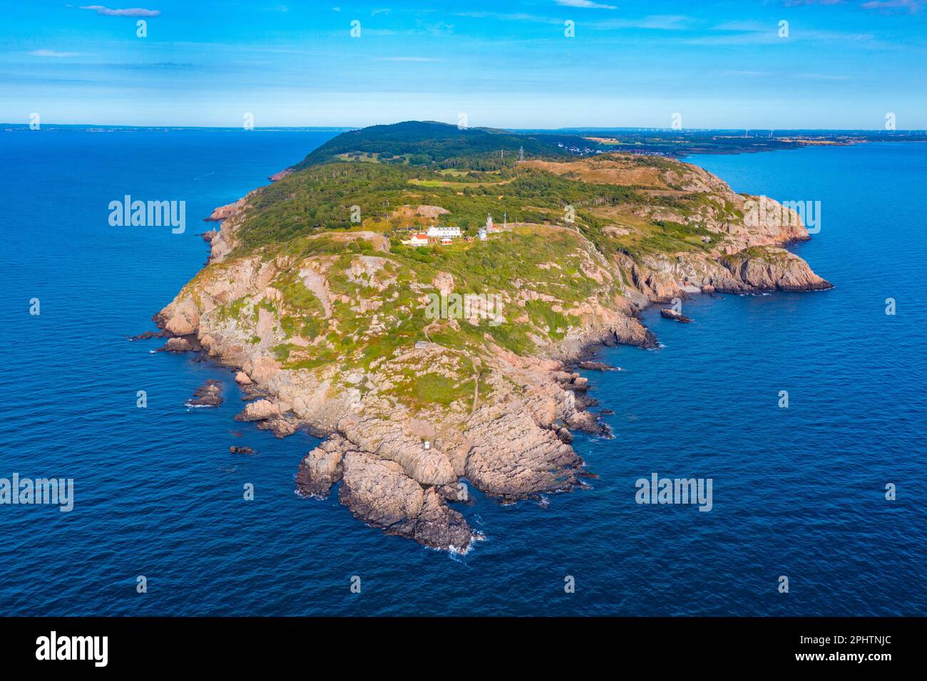 Aerial view of Kullaberg peninsula in Sweden Stock Photo - Alamy