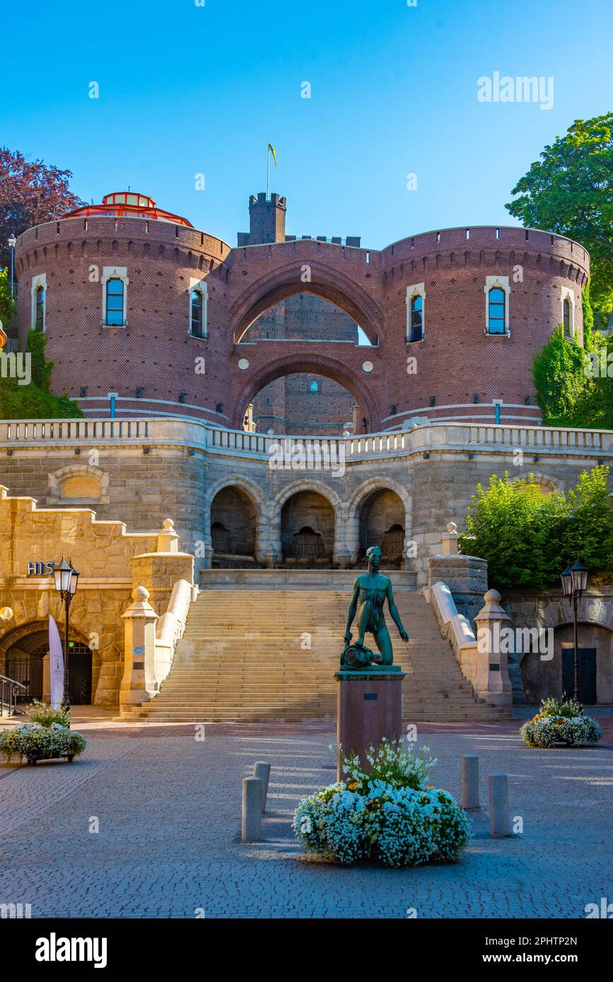 Terrace Stairs in Swedish town Helsingborg Stock Photo - Alamy