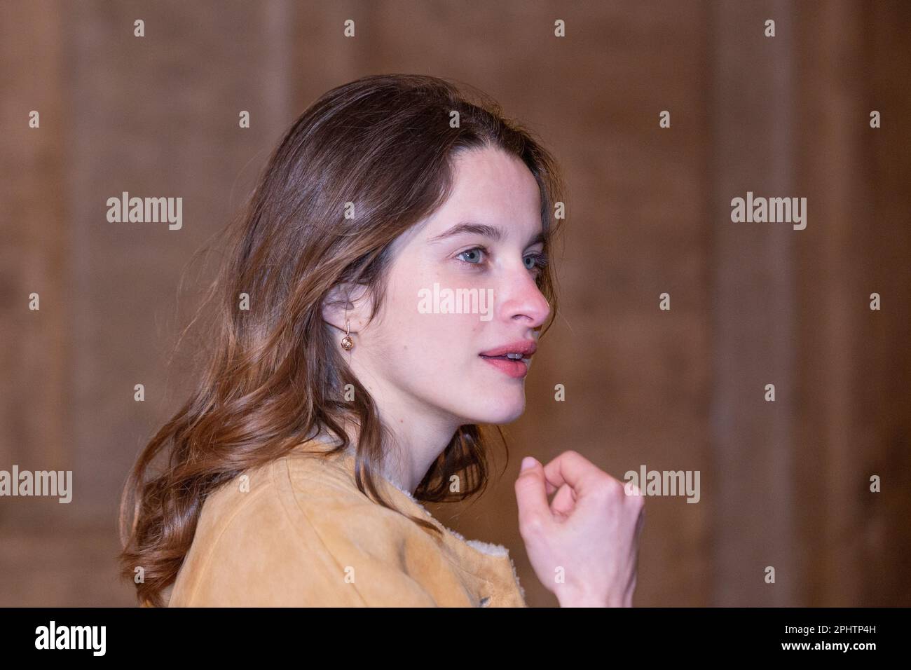 March 29, 2023, Rome, RM, Italy: French actress Rebecca Marder attends ...