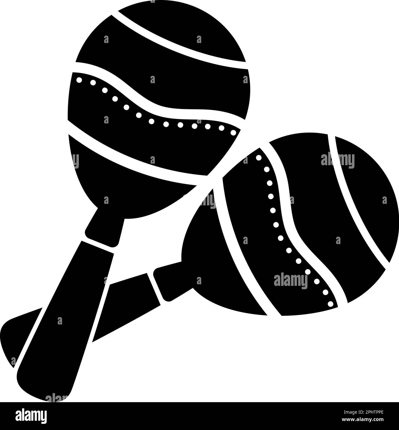 maracas musical instrument silhouette Stock Vector Image & Art - Alamy