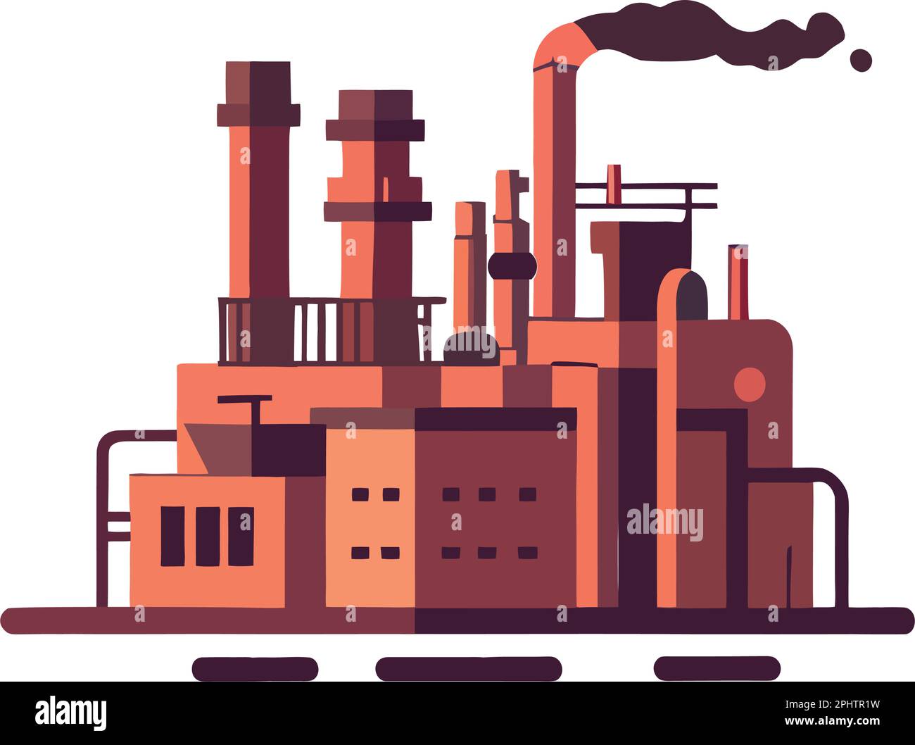 Industrial equipment pipelines gas Cut Out Stock Images & Pictures - Alamy