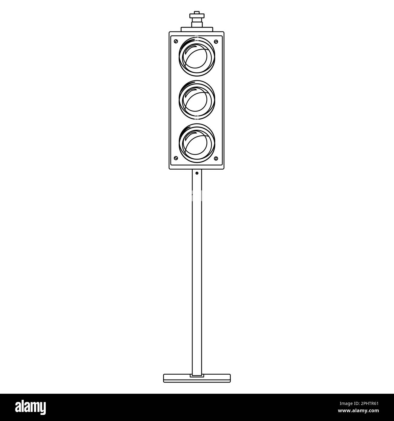 Warning light vector vectors hi-res stock photography and images - Alamy