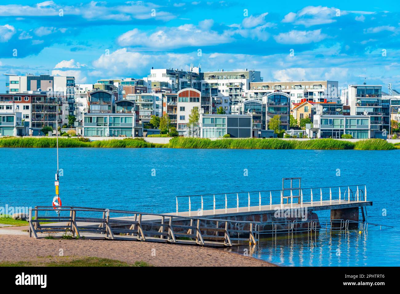 Residential houses in Swedish town Kalmar Stock Photo - Alamy