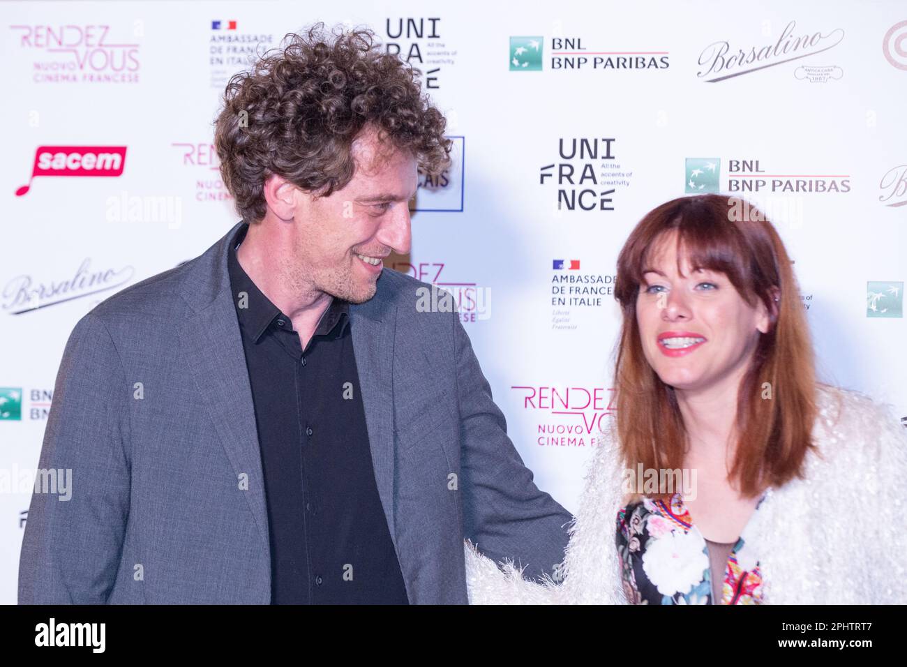 March 29, 2023, Rome, RM, Italy: Italian actor Maurizio Lastrico with ...