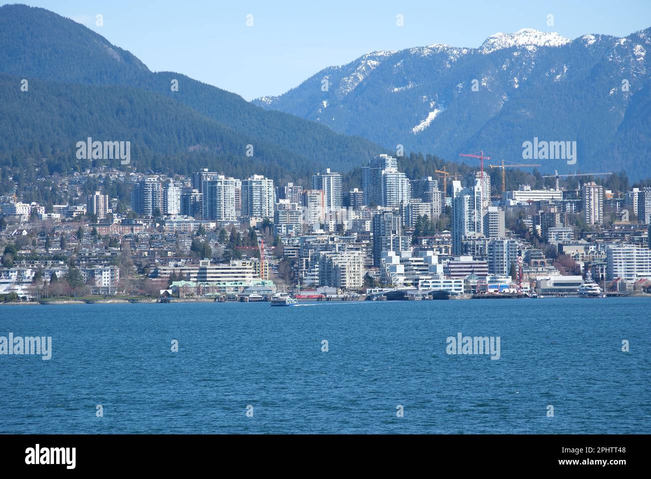 Canada Place and commercial buildings in downtown Vancouver port and ...