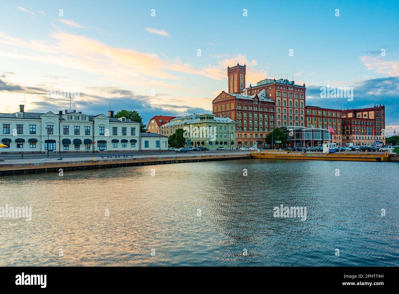 Sunset view of Kalmar conference center in Sweden Stock Photo - Alamy