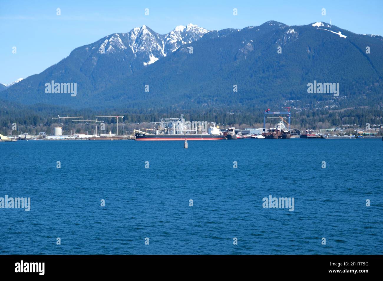 Canada Place and commercial buildings in downtown Vancouver port and ...