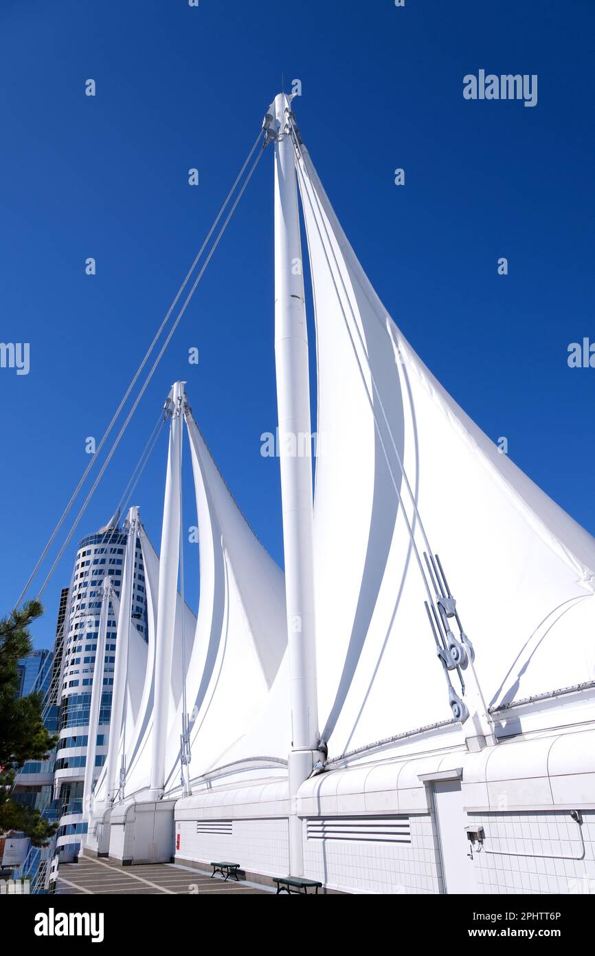 Canada Place and commercial buildings in downtown Vancouver port and ...