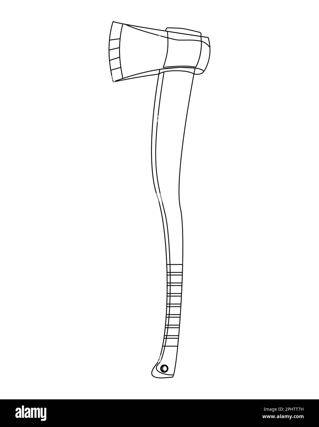 Axe wood splitting Stock Vector Images - Alamy