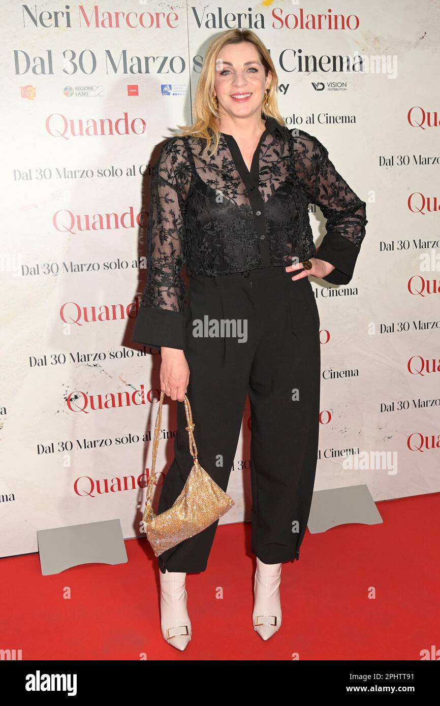 Rome, Italy. 29th Mar, 2023. Elena Di Cioccio attends the red carpet of ...