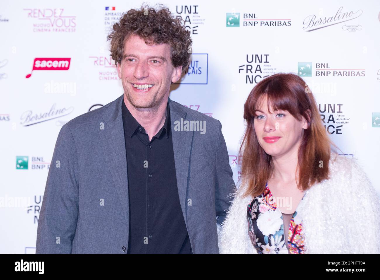 March 29, 2023, Rome, RM, Italy: Italian actor Maurizio Lastrico with ...