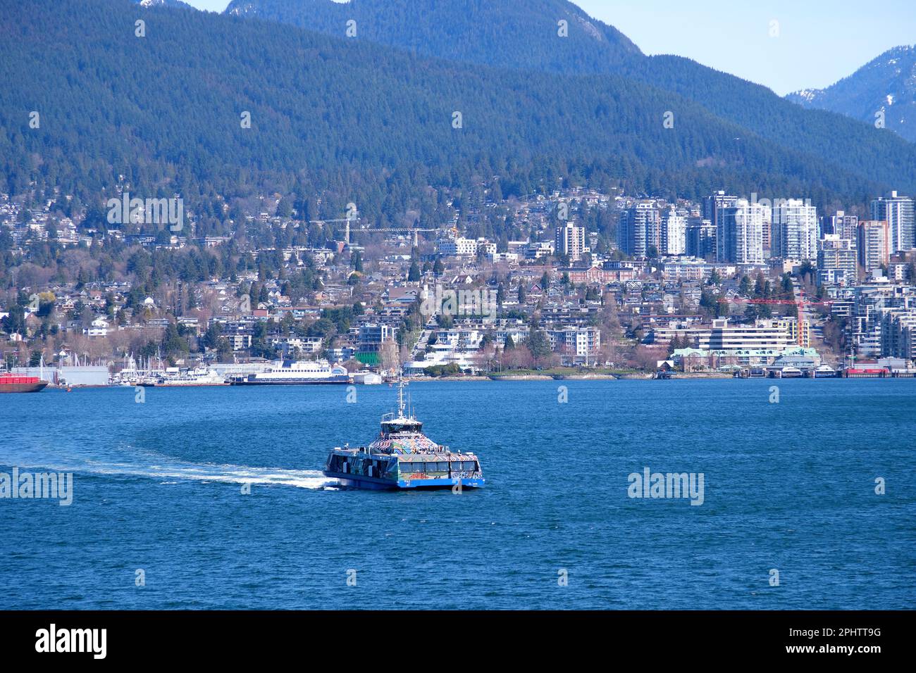 Canada Place and commercial buildings in downtown Vancouver port and ...