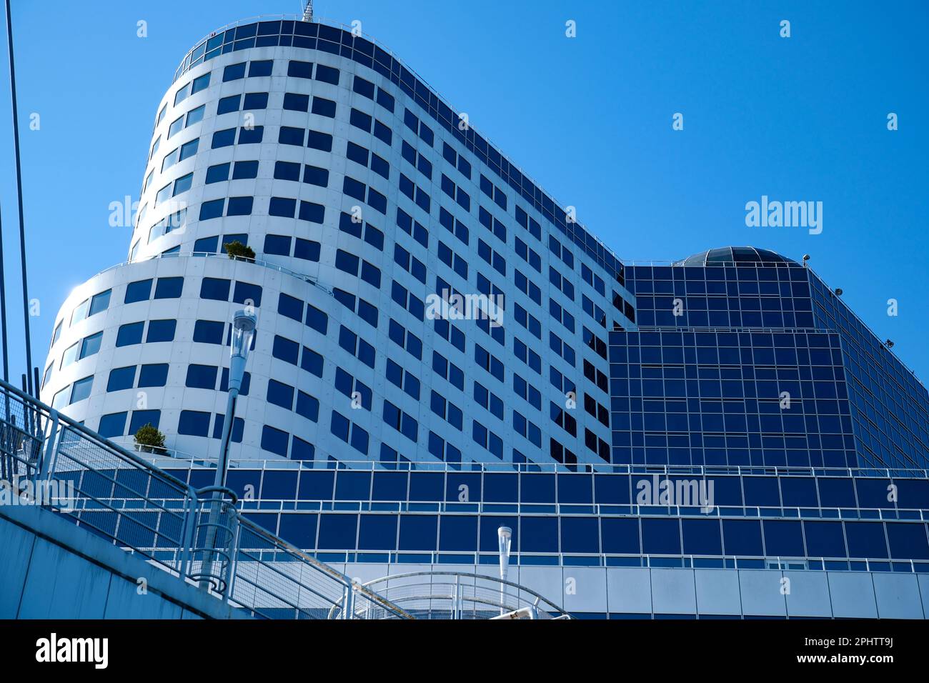 Canada Place and commercial buildings in downtown Vancouver port and ...