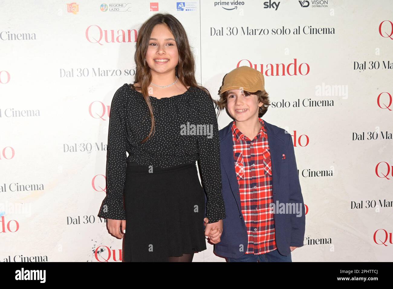 Rome, Italy. 29th Mar, 2023. Giulia Ridolfi (l) and Adriano Giannini (r ...