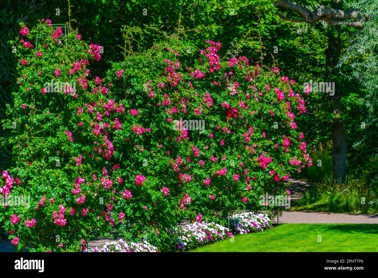 Gardens at Solliden palace in Sweden Stock Photo - Alamy