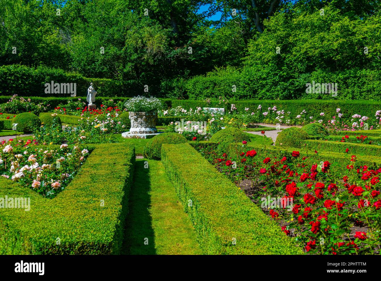 Gardens at Solliden palace in Sweden Stock Photo - Alamy