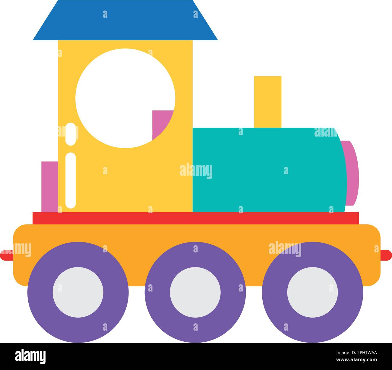 cute little train toy Stock Vector Image & Art - Alamy