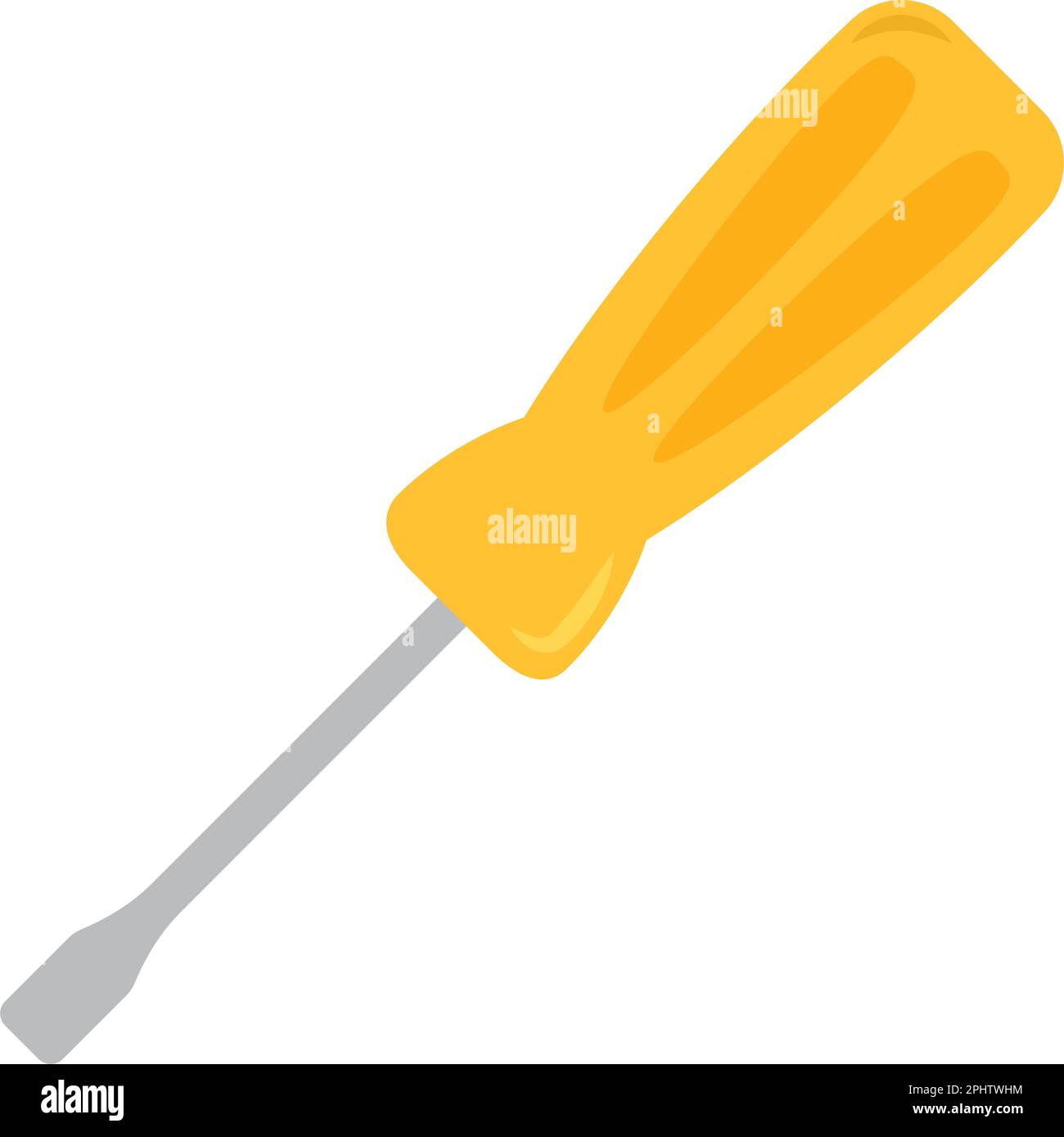 Metallic screwdriver handle tool Stock Vector Image & Art - Alamy