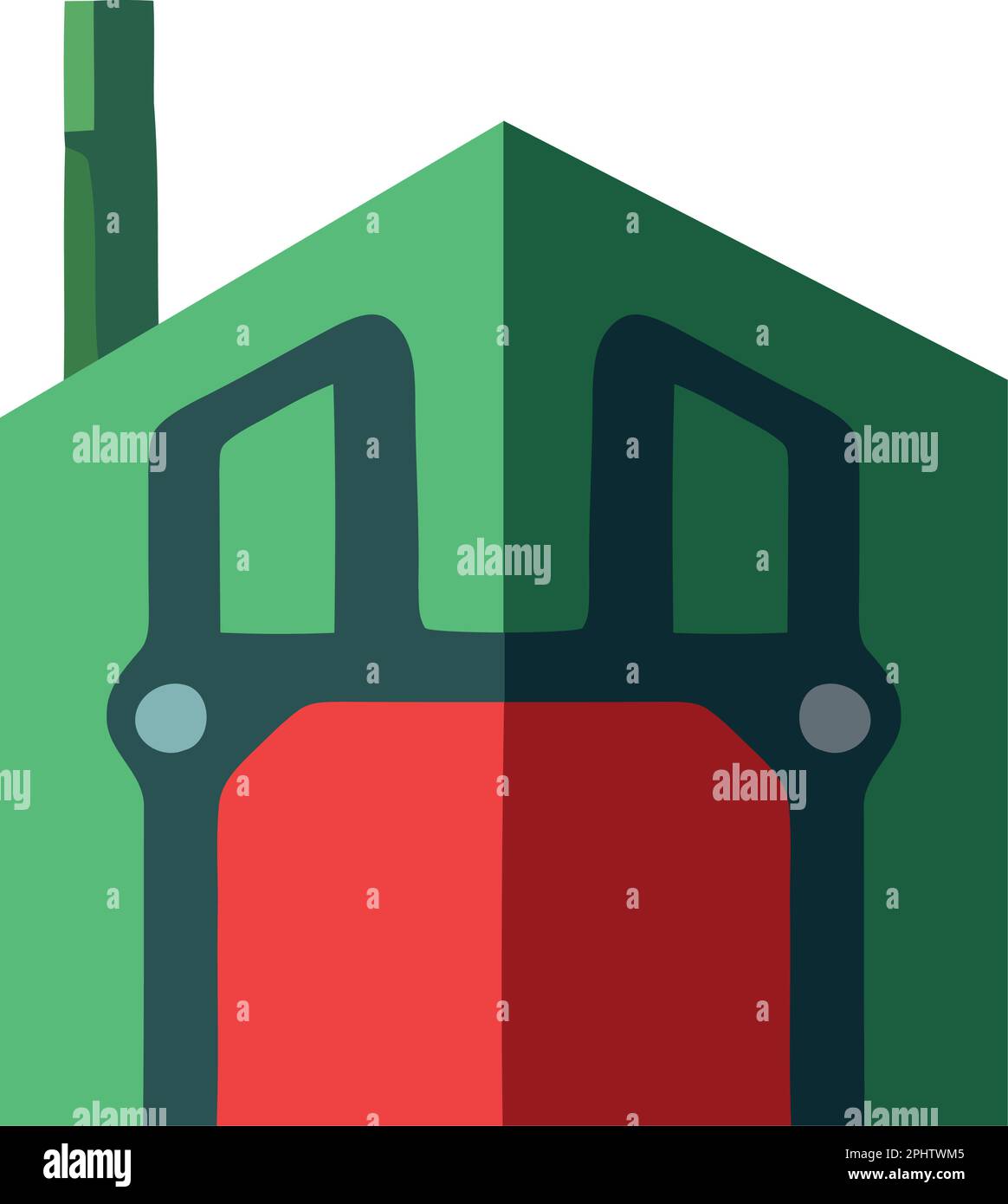 Plant facade skyscraper Stock Vector Images - Alamy